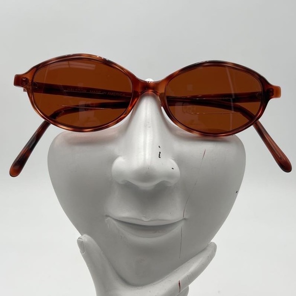 Halston Heritage | Accessories | Vintage Halston H55 Brown Oval Horn ...